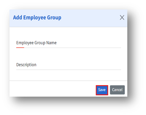 How can I add an employee group?